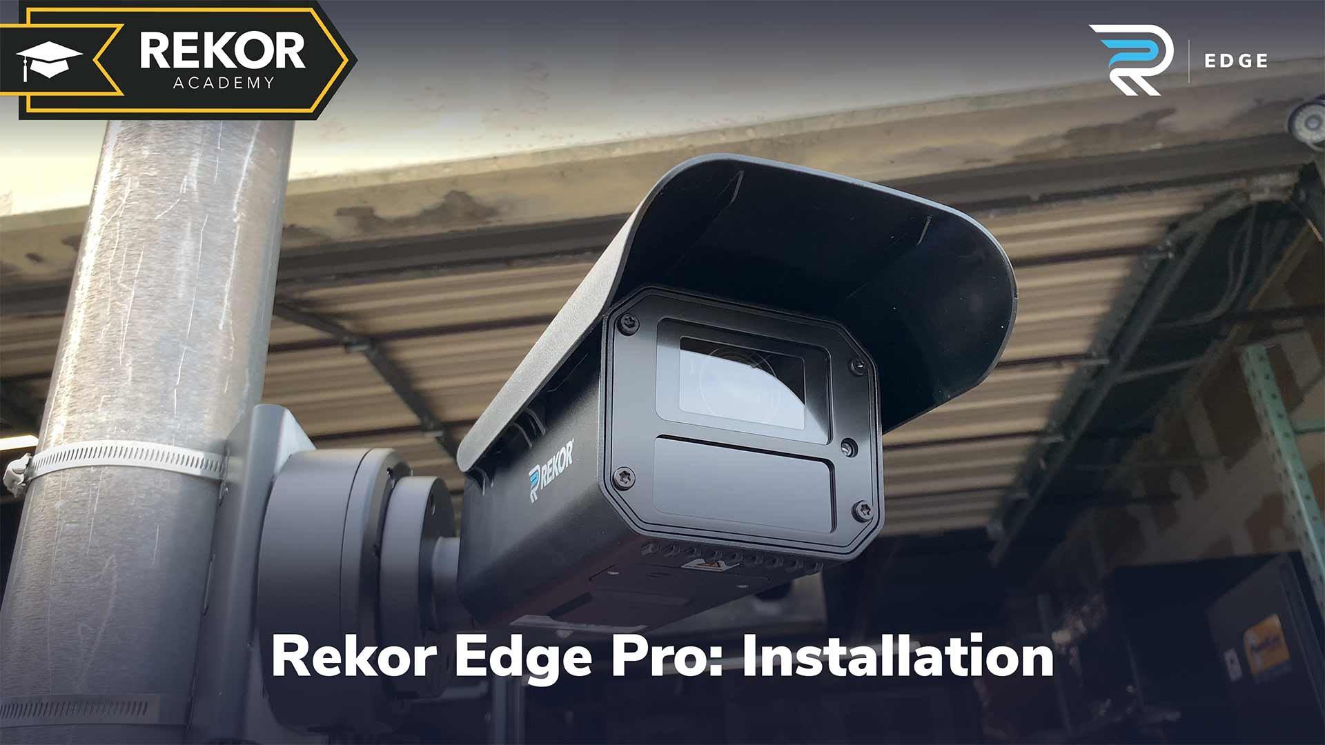 Rekor Edge Pro – Getting Started